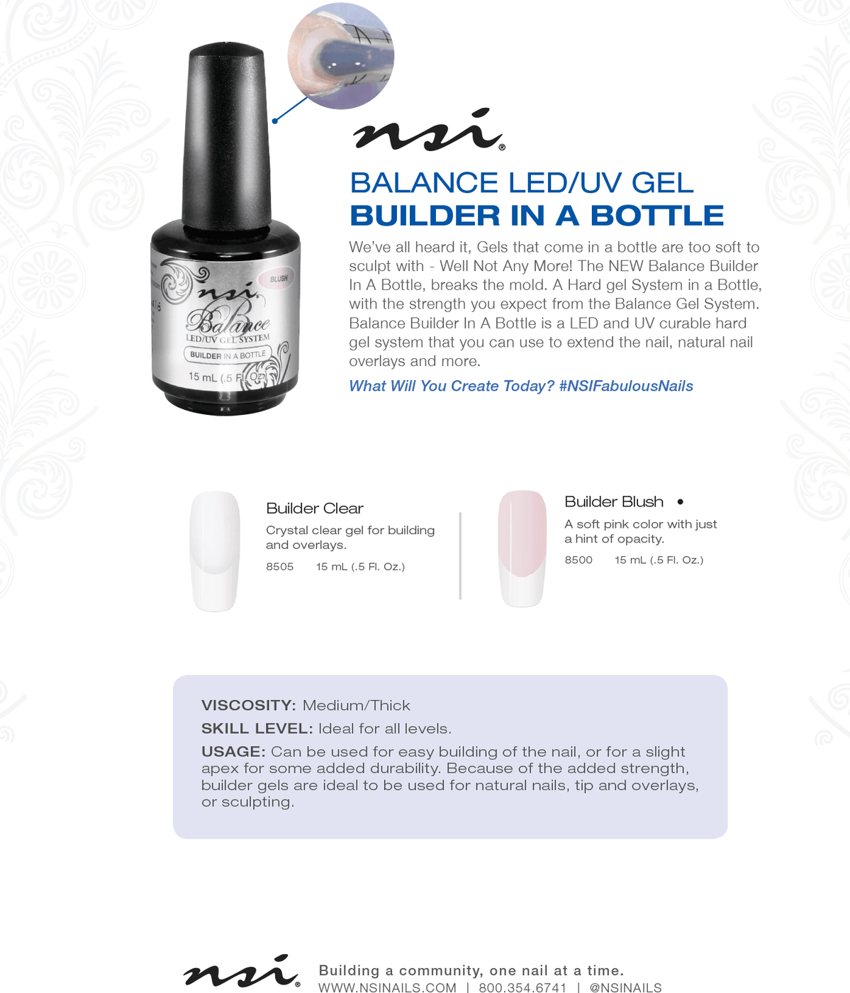 BIAB (Builder Gel In A Bottle) Clear | NSI NZ Ltd