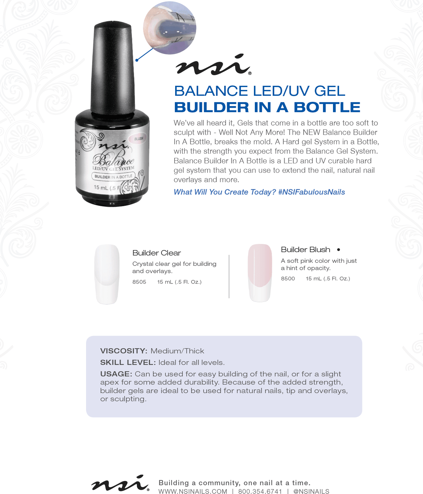 BIAB (Builder Gel In A Bottle) Clear | NSI NZ Ltd